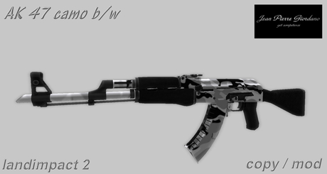 Second Life Marketplace - Weapon AK 47 pack mesh